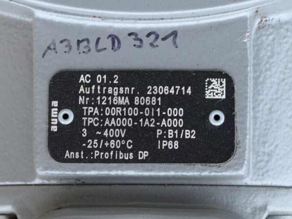 AUMA Schwenkantrieb SQR 05.2-F05-F07 Stellantrieb 90° | Ackrutat Shop