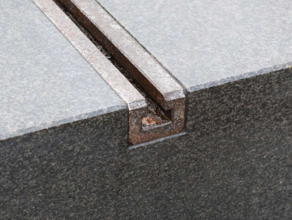 Kontrollplatte Granitplatte 2840 x 1200 x 280 mm (LxBxH) Messplatte m ...