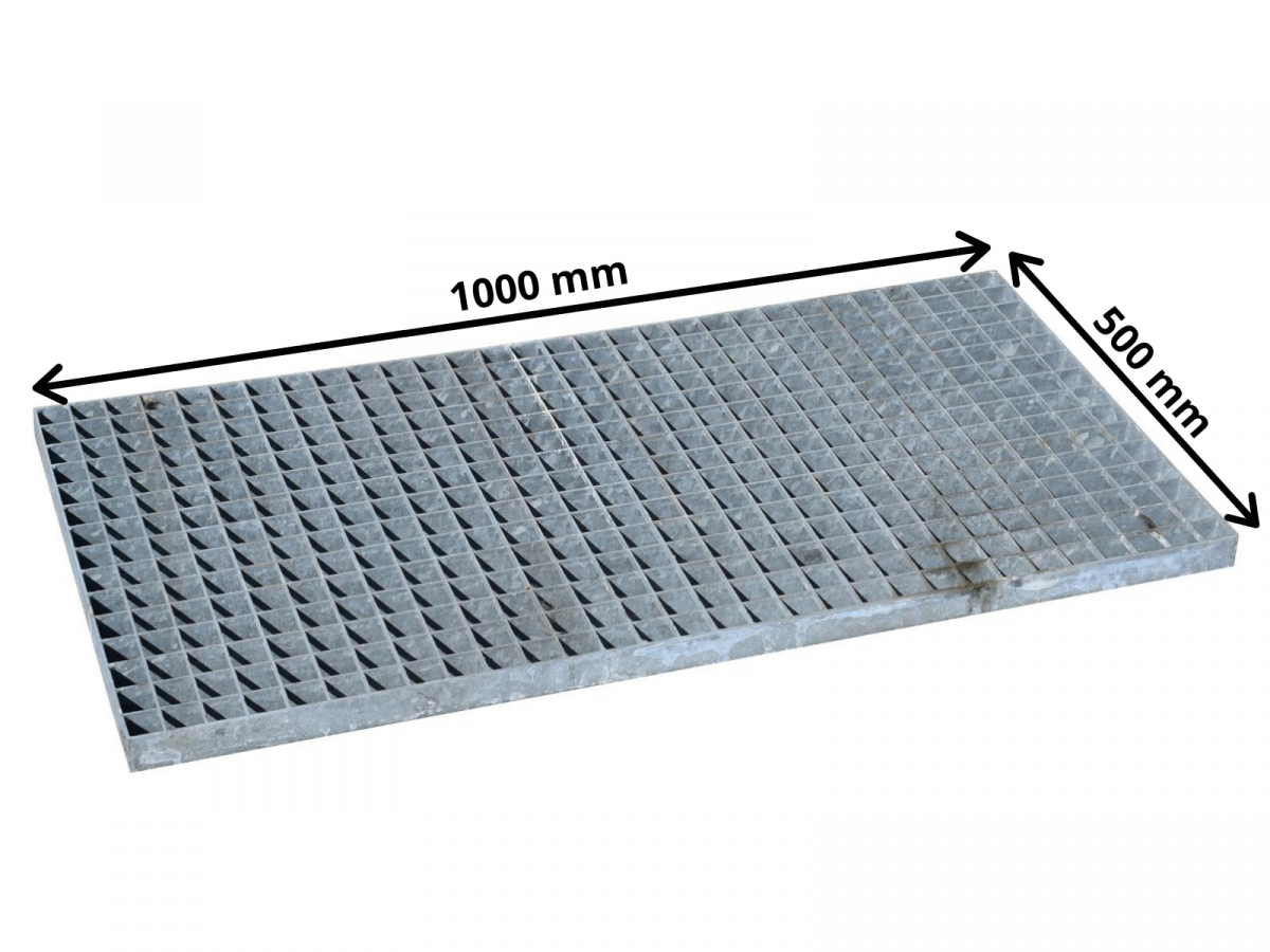16x Gitterrost 1000 x 500 x 30 mm (BxTxH) verzinkt Stahlgitter ...