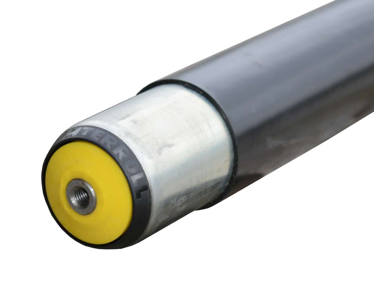 Tragrolle Rollenbahn Interroll Ø 50 Länge 1450 mm Stahlrolle gummiert ...