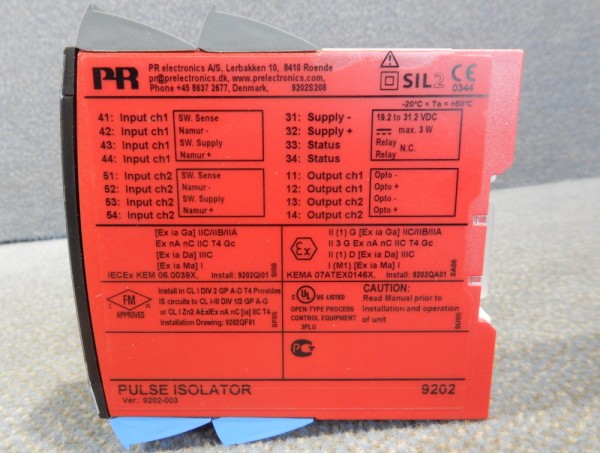 PR electronics Pulse Isolator 9202-003 Schnittstelle | Ackrutat Shop