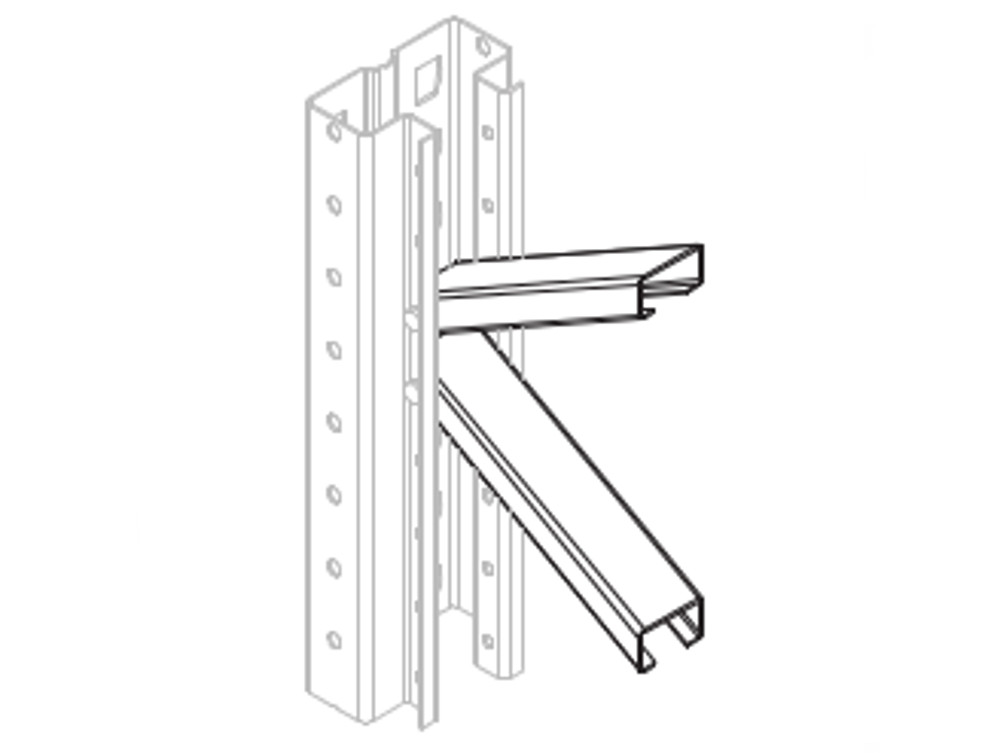2 Meta Multipal S Palettenregal Fachwerk Strebe 1100 | Ackrutat Shop