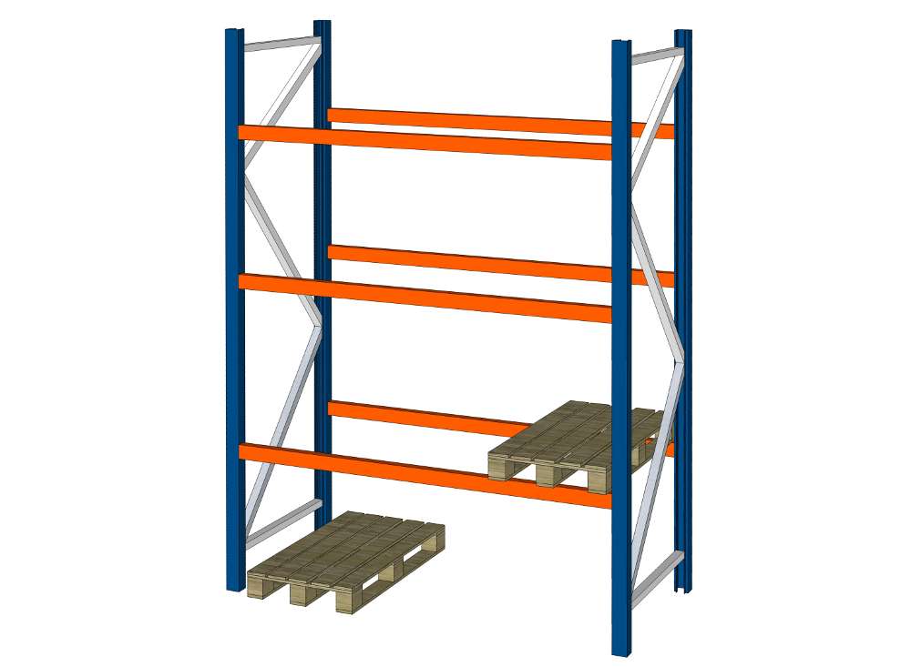 4 Meta Multipal S Palettenregal 140 x 140 x 1 | Ackrutat Shop