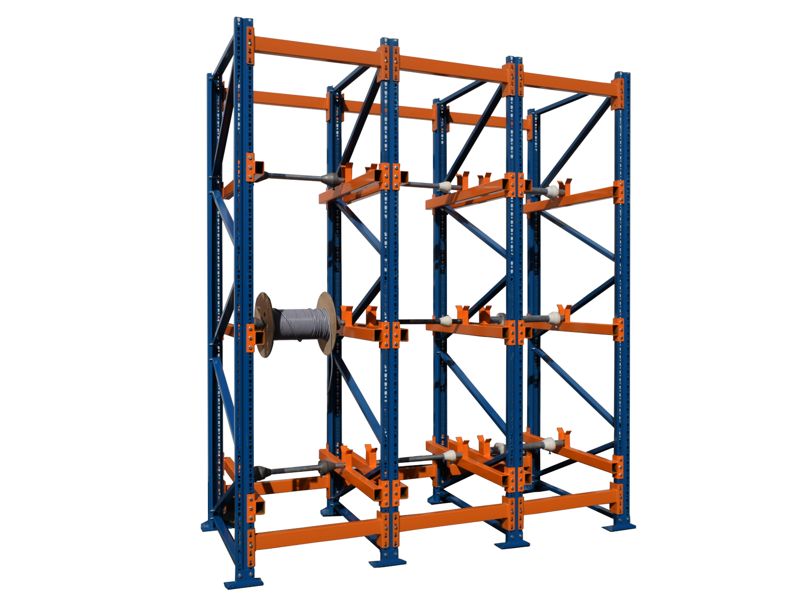 Nedcon Kabeltrommelregal Länge 2.620 mm Höhe 3.000 mm | Ackrutat Shop