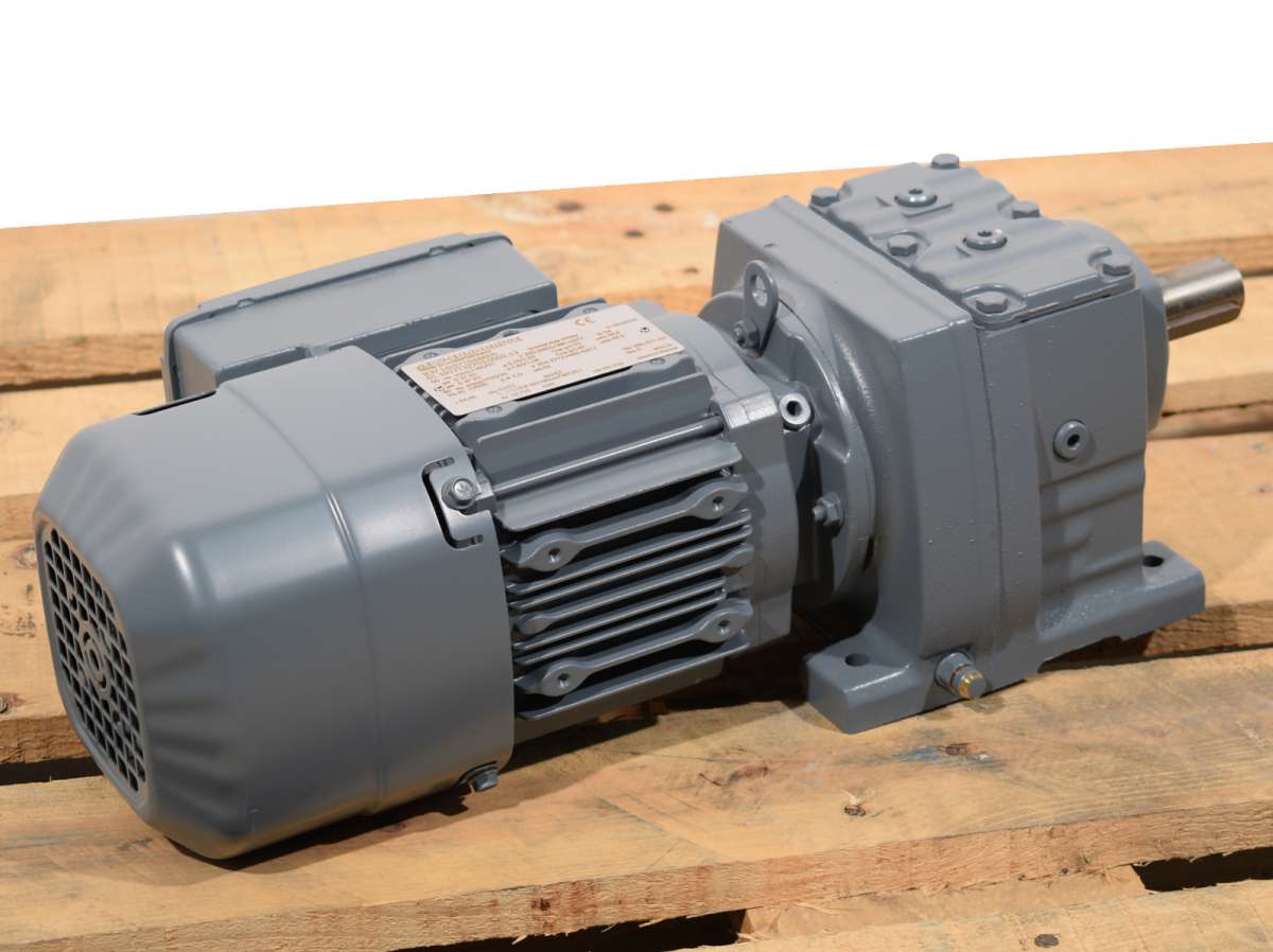 SEW-Eurodrive Stirnrad-Getriebemotor R37 DRS71S4BE05 Elektromotor i= 24 ...