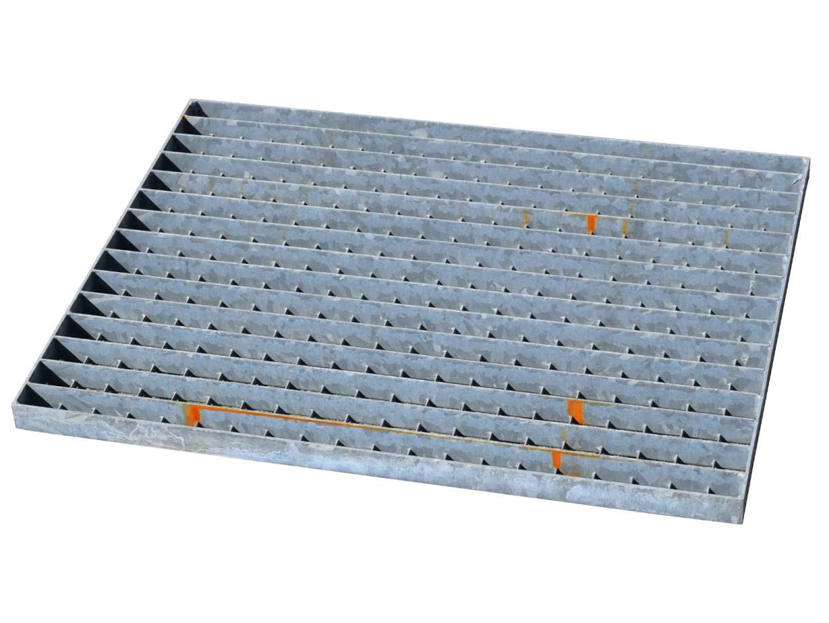 44x Gitterrost 665 x 500 x 30 mm (BxTxH) Industrie-Rost verzinkt ...