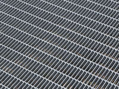 7x Gitterrost 1850 x 740 x 40 mm (BxTxH) Stahlgitter verzinkt Industrie ...