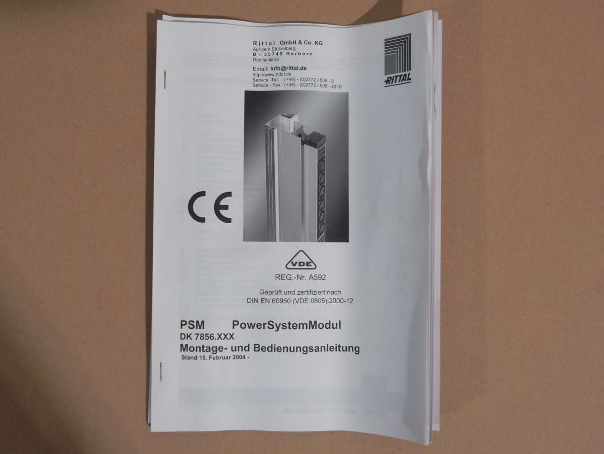 Rittal PSM 7856.020 Stromschiene 3 x 16 A Power Rail | Ackrutat Shop