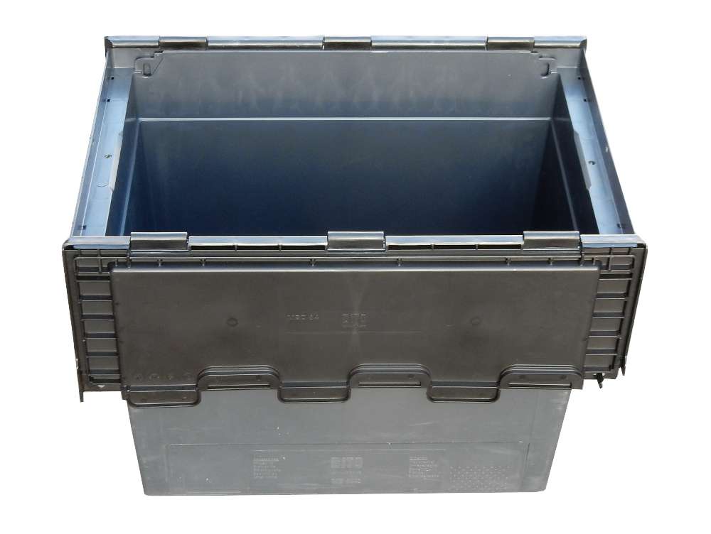 Bito Industriebox MB 6442 grau/schwarz Stapelbehälterl | Ackrutat-Shop