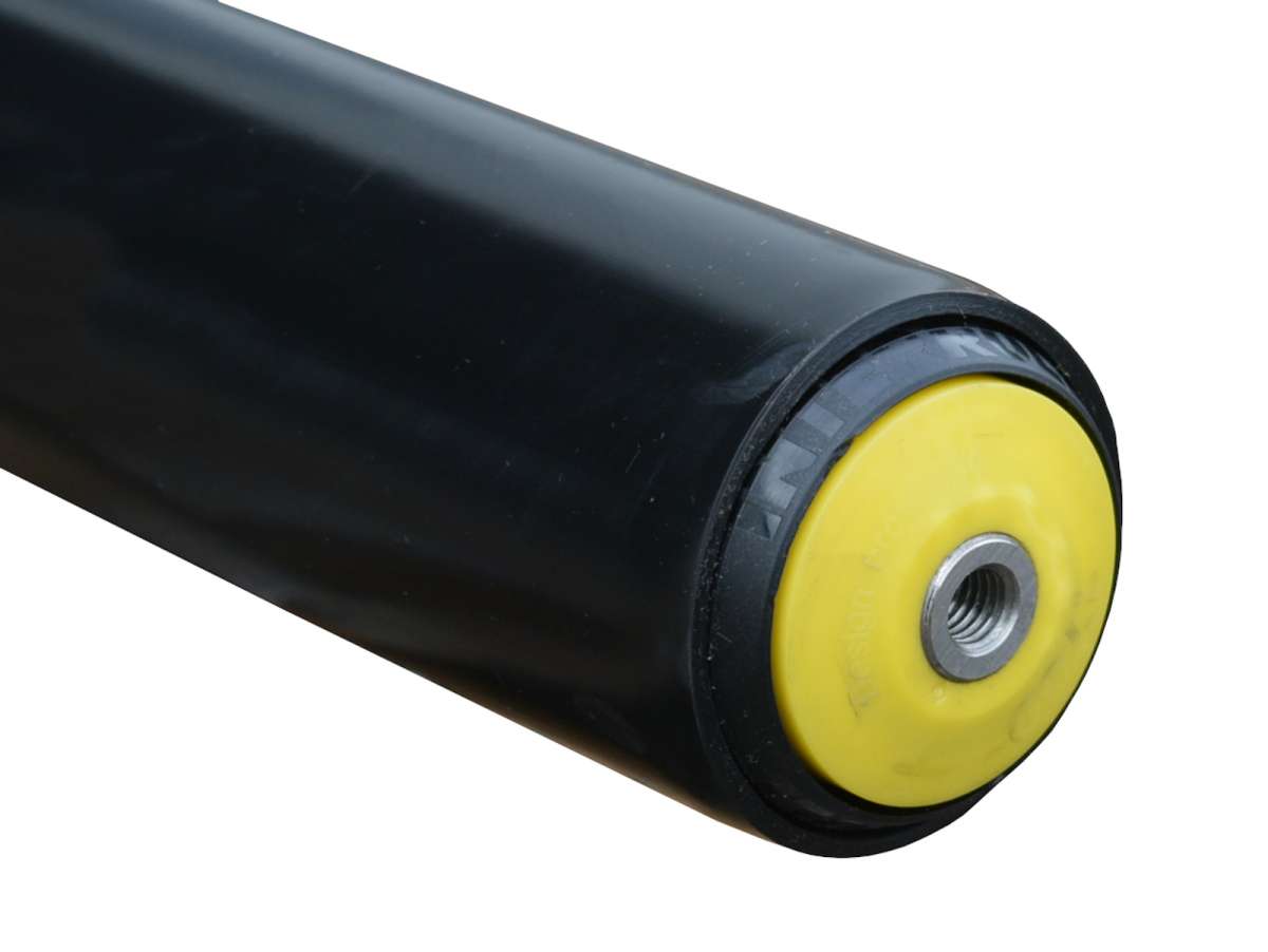 Tragrolle Rollenbahn Interroll Ø 50 Länge 1450 mm Stahlrolle gummiert ...