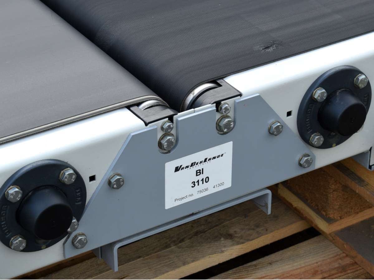 Förderband VanDerLande Länge 2100 mm Gurtbreite 600 mm | Ackrutat-Shop
