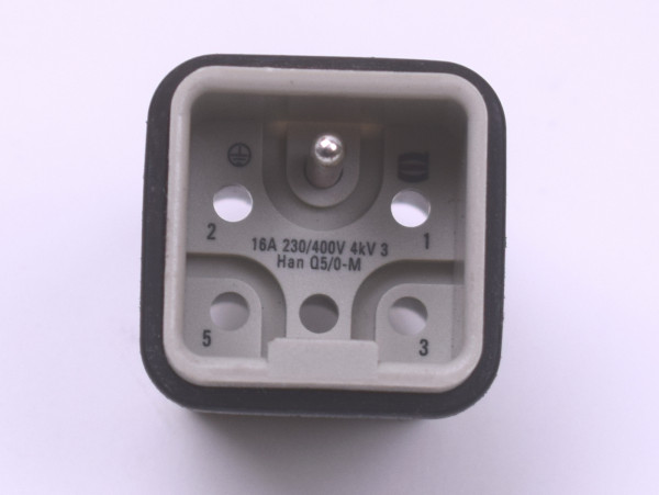 10x Harting Han Q 5/0-M-C Leistungsstecker | Ackrutat Shop