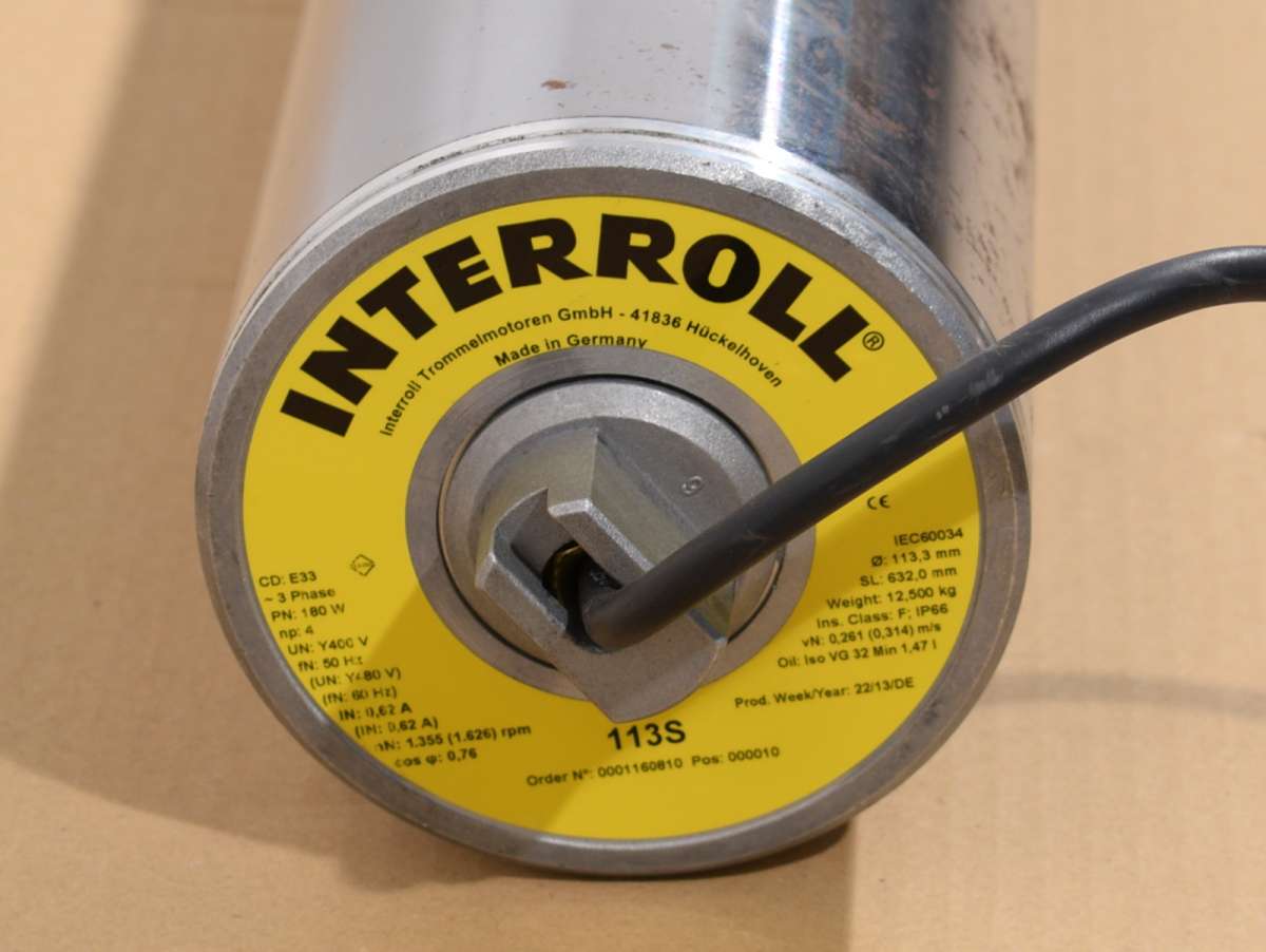 Interroll 113S Trommelmotor RL650 Antriebsrolle Walzenmotor Förderband