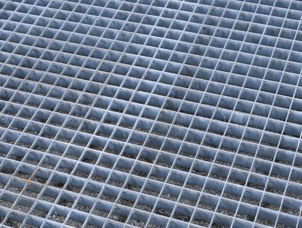 10x Gitterrost 1000 x 1000 x 30 mm (BxTxH) Industrie-Rost verzinkt ...