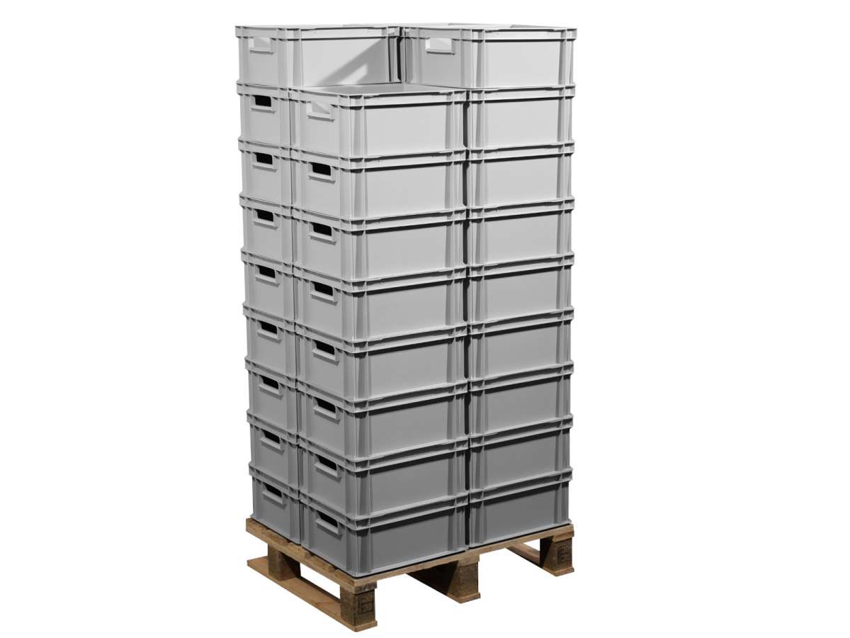 35x Ringoplast Lebensmittelkiste 300 x 400 x 175 (BxTxH) Unista M175 ...