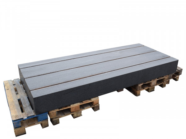 Kontrollplatte Granitplatte 2840 x 1200 x 280 mm (LxBxH) Messplatte m ...