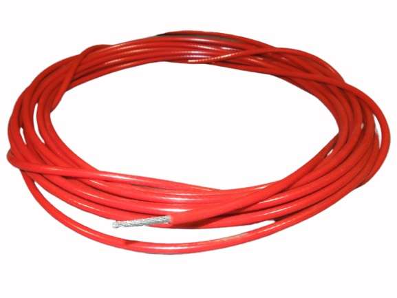 Zugseil 3/5 mm Drahtseil Seil PVC-ummantelt rot | Ackrutat Shop