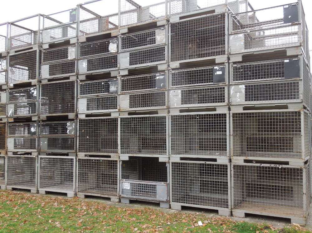 Gitterbox EURO DB Box Behälter Gitterboxen Gitterkörbe Euro-Boxpalette Gibo