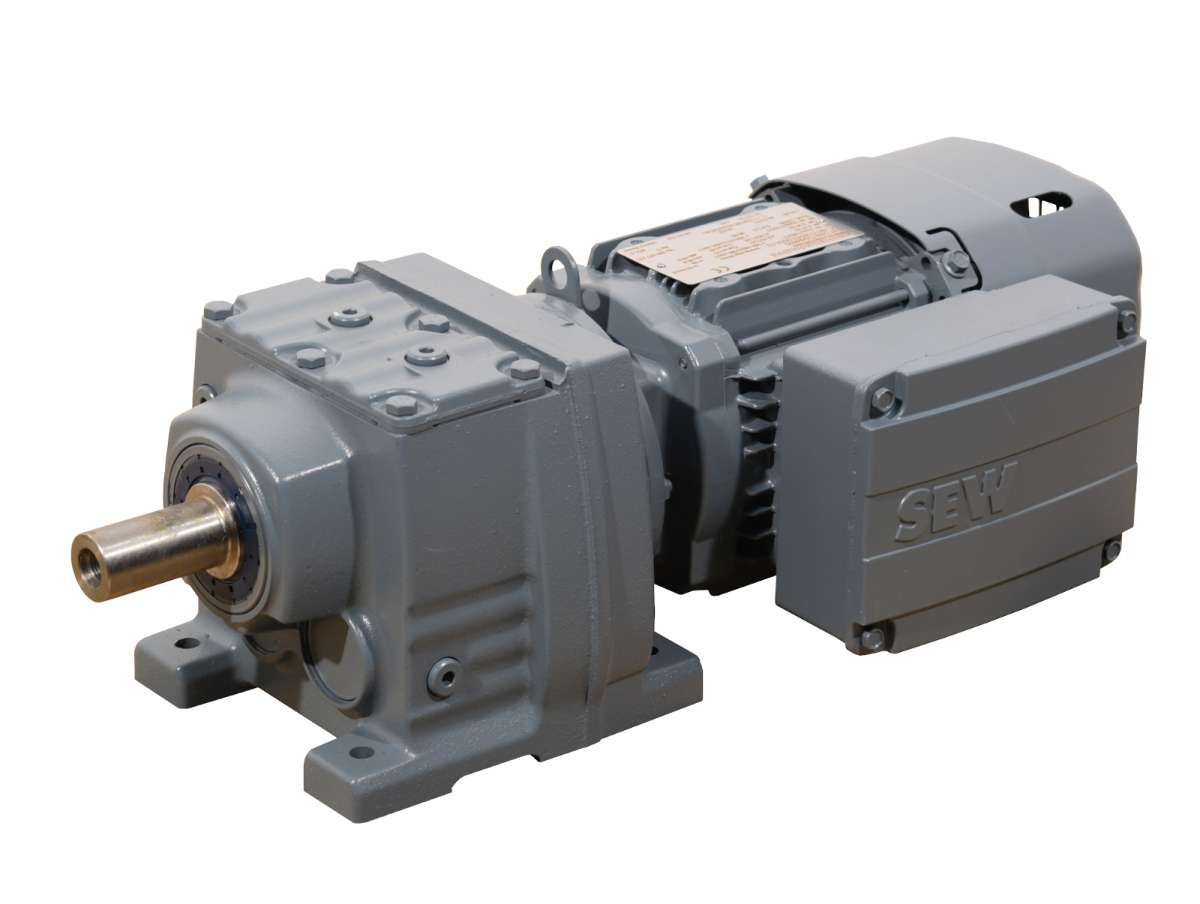 SEW-Eurodrive Stirnrad-Getriebemotor R37 DRS71S4BE05 Elektromotor i= 24 ...