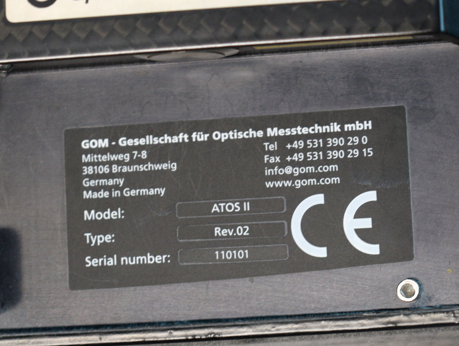 GOM Atos II Rev. 02 3D Scanner Triple Scan | Ackrutat-Shop