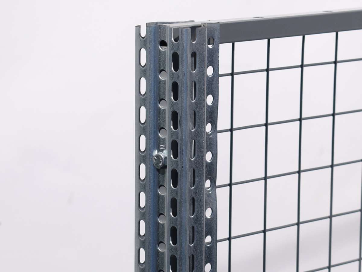 Absperrgitter 2225 x 515 x 1360 (BxTxH) mobile Trennwand Gitterzaun ...