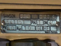 Samson 3241 Absperrklappe 3780 Stellantrieb | Ackrutat Shop